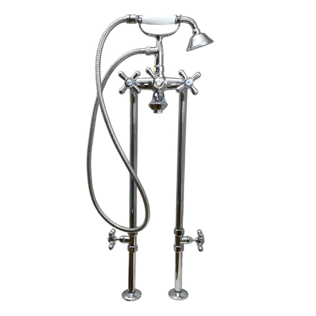 Vintage Free Standing Faucet with Hand Shower - R3200/96 - Clawfoot ...